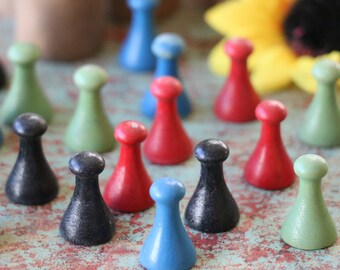 Wooden Tokens Board Game - Etsy
