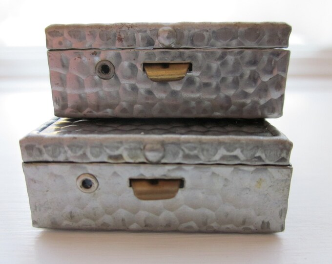 Vintage Adorable Tiny Tin Trinket Boxes - Etsy