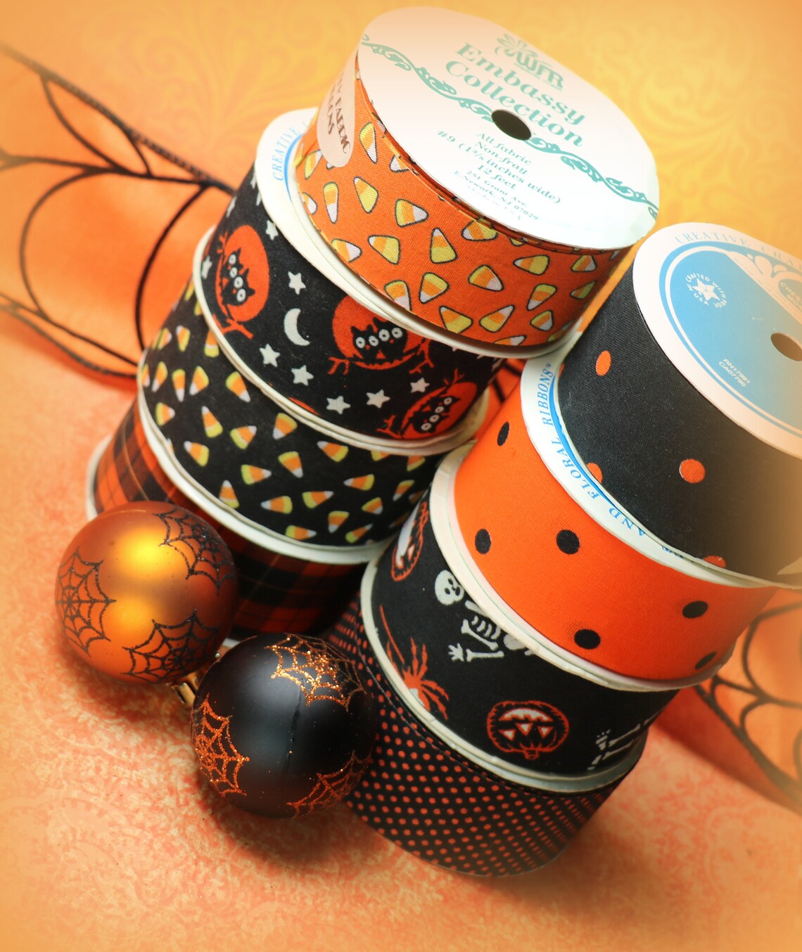 1 Roll Vintage Halloween Ribbon - Etsy