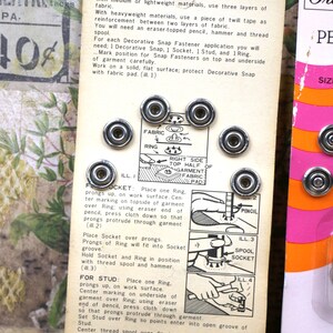 1 Pack of Unused Vintage Snaps - 6 to Choose From - Etsy