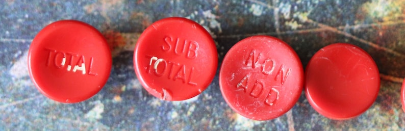 1 Vintage Adding Machine Key - Etsy