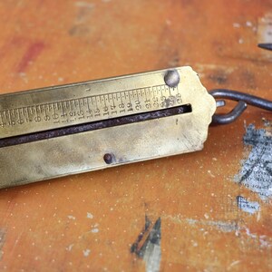 Vintage Salter's Improved Brass Spring Balance - Etsy