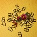 5 Vintage Miniature Brass Buckles - Etsy