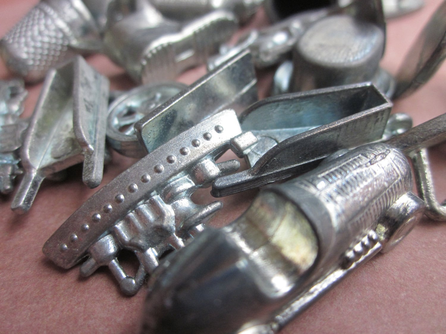 3 Vintage Metal Monopoly Game Pieces - Etsy