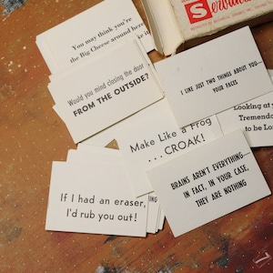 1 Vintage Insult Vending Card - Etsy