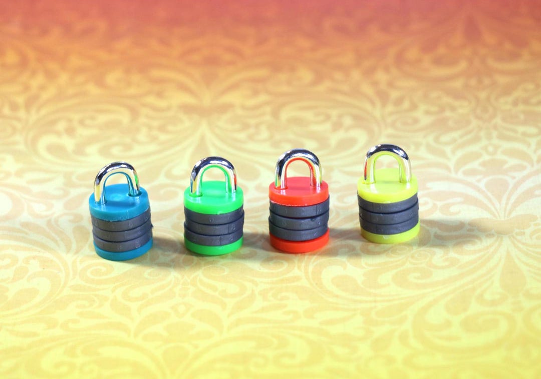 1 Vintage Gumball Prize Toy Combination Lock - Etsy