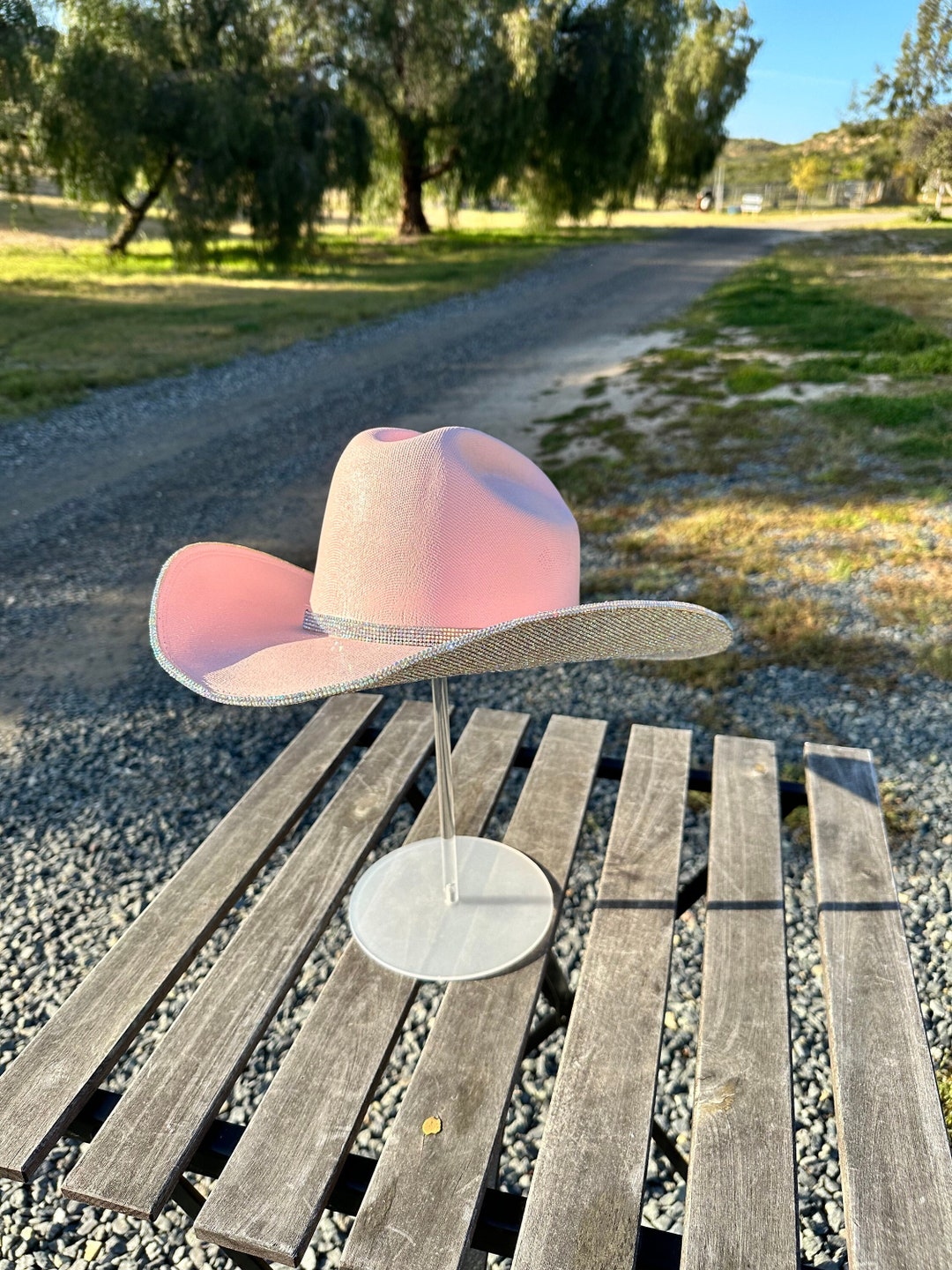Pink Rhinestone Cowboy Hat Stagecoach Country - Etsy