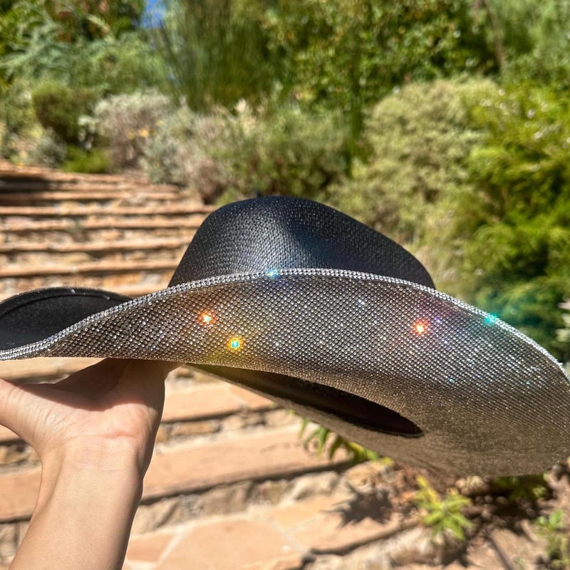 Rhinestone Cowboy Hat - Etsy