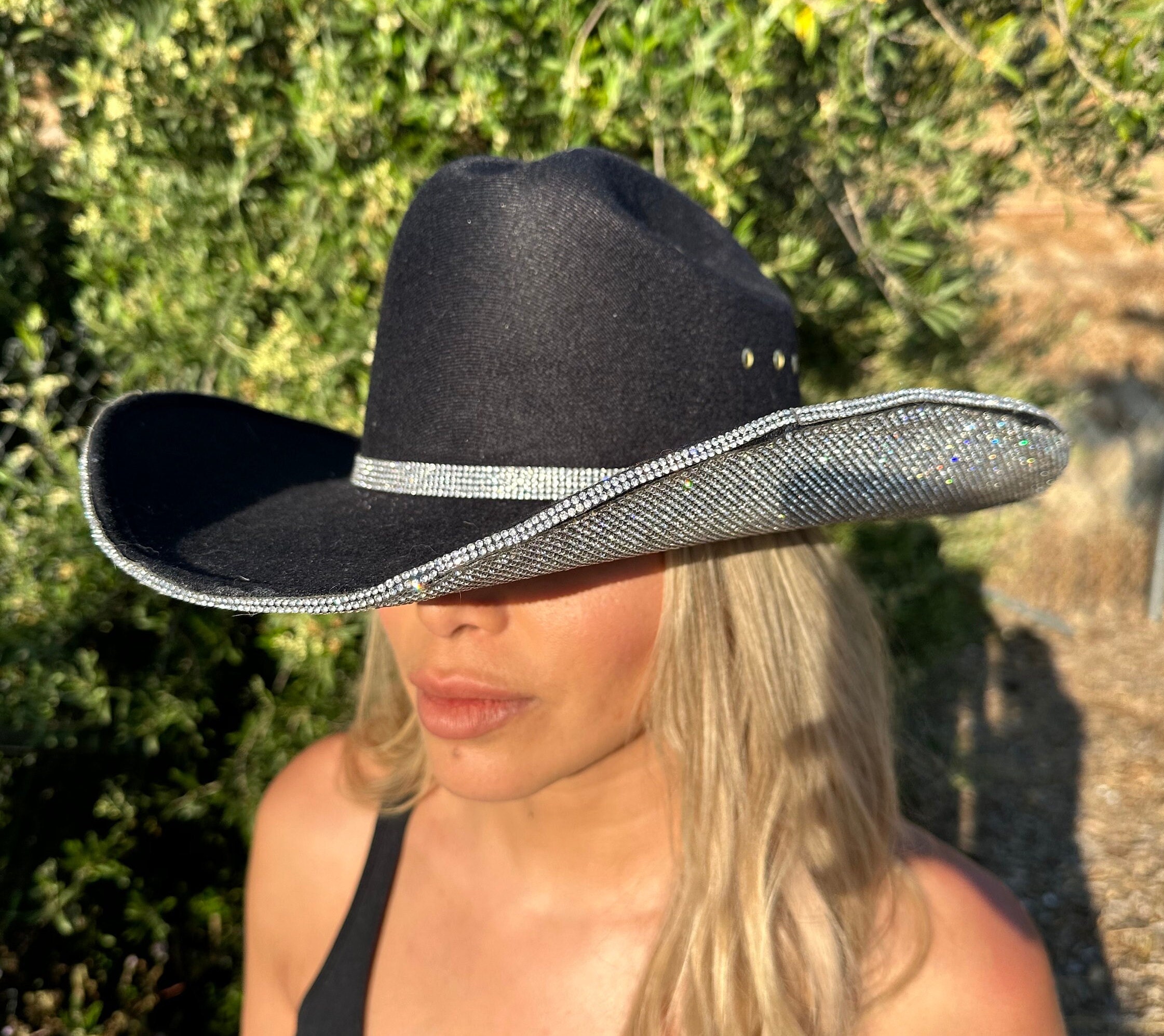 Rhinestone Cowboy Hat Various Colors Country - Etsy