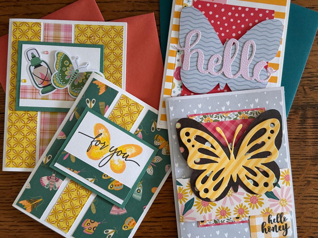 Love This Card Set - Set of 4 Cards - Blank Cards - Assorted Card Set ...