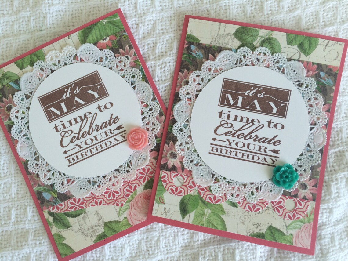 Birthday Card May Birthday Card Happy Birthday Card - Etsy