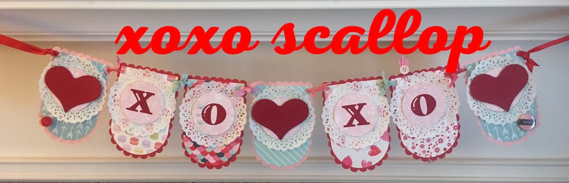 DIY Valentine Banner Kit - Etsy