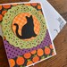 DIY Black Cat Halloween Cards Kit Halloween Cards Black Cat Halloween ...