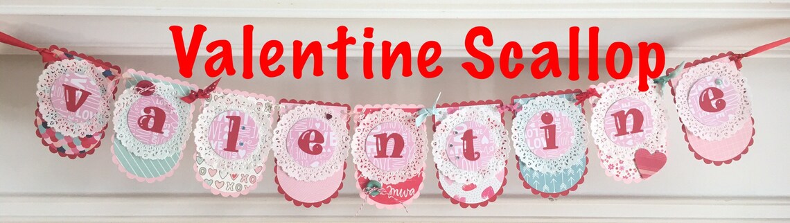 DIY Valentine Banner Kit - Etsy