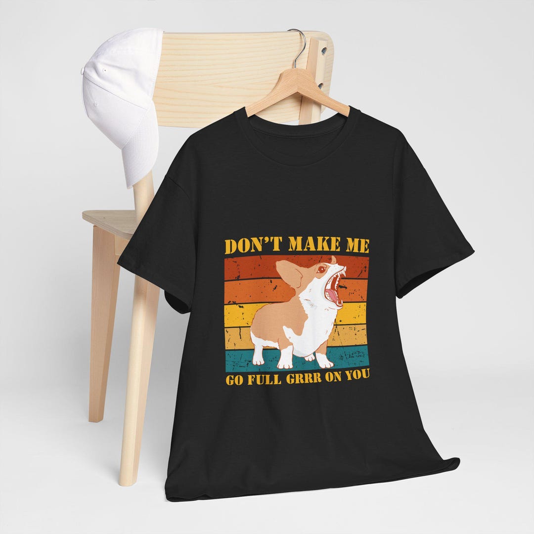 Grrr Tee, Funny Dog Tee, Cute Dog Tee, Quirky Pet Tee, Unisex Cotton ...