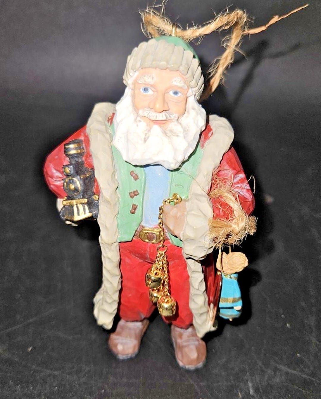 Halmark Folk Art Americana Collection-santa's Gifts Showcase 1996 ...