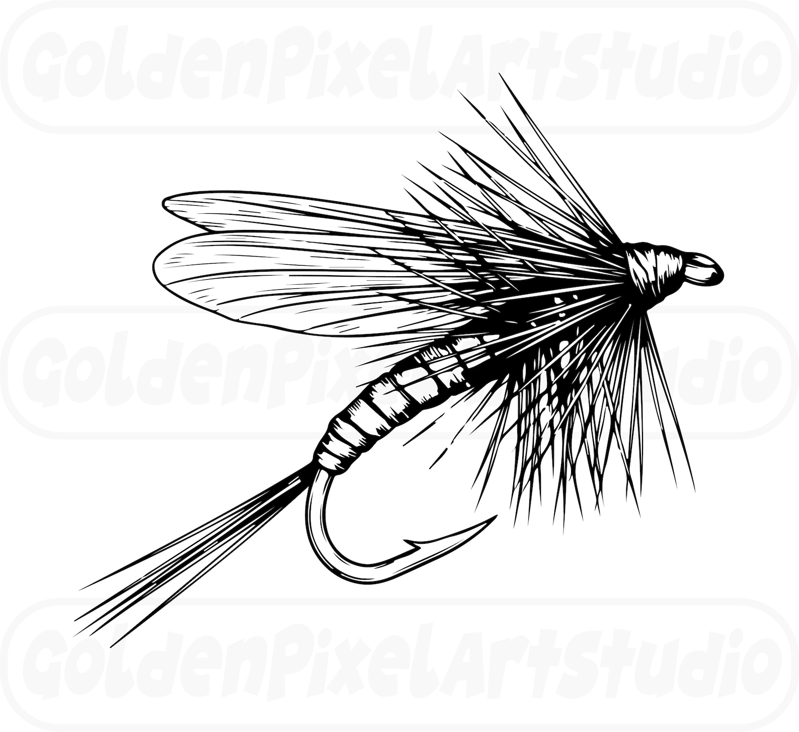 Fly Fishing Lure Svg, Fishing Rod Svg, Fishing Svg, Lure Svg, Lure ...