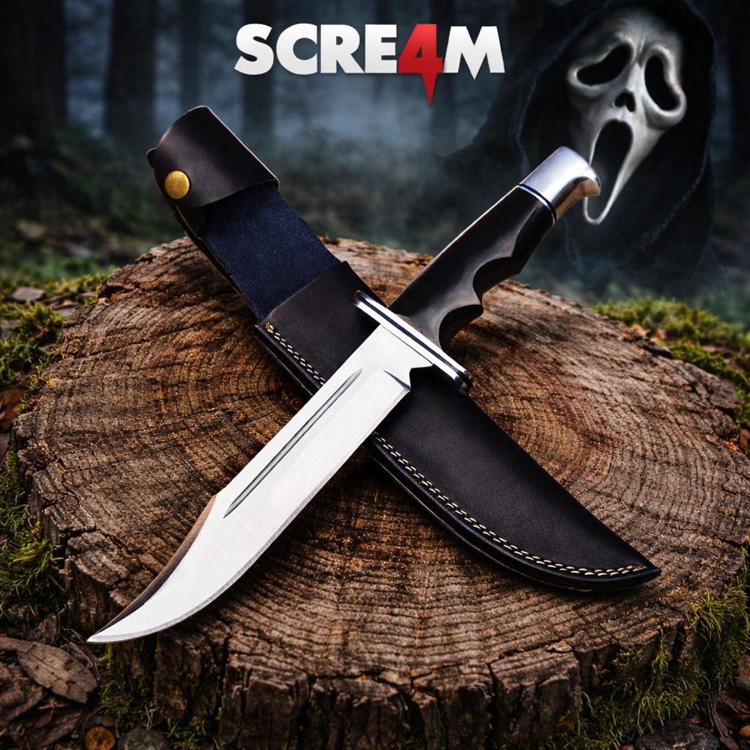 Bloody Ghostface Scream Knife Replica: Stainless Steel Horror Movie ...