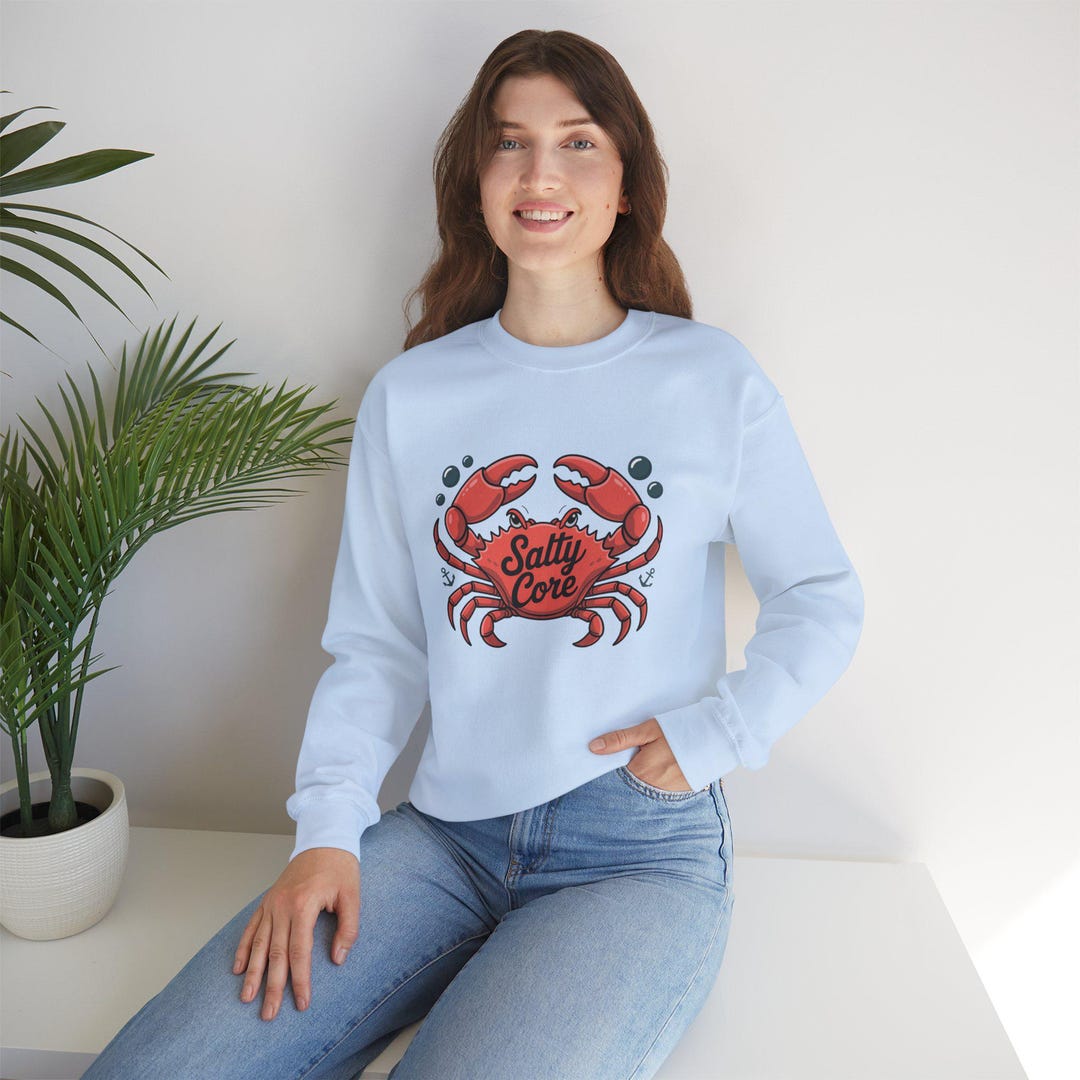 Crab Couple Sweatshirt, Salty Core Design, Matching Set for Holidays ...