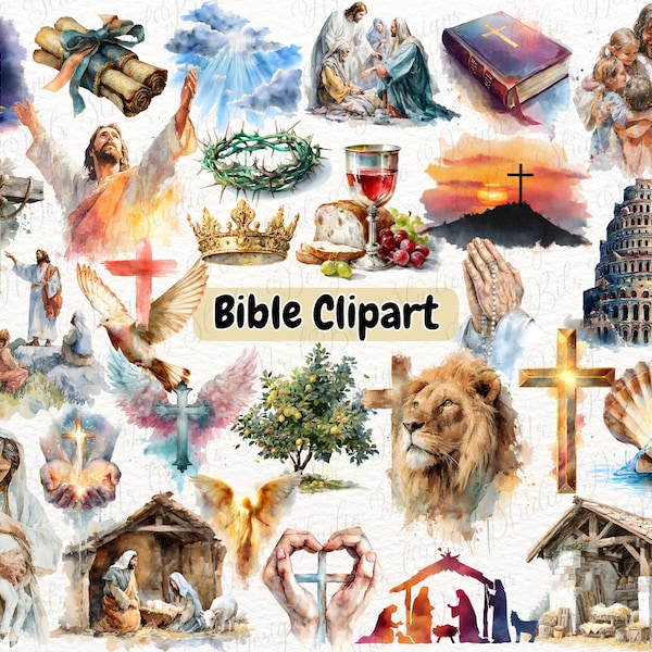 Scripture Watercolor Clipart - Etsy UK