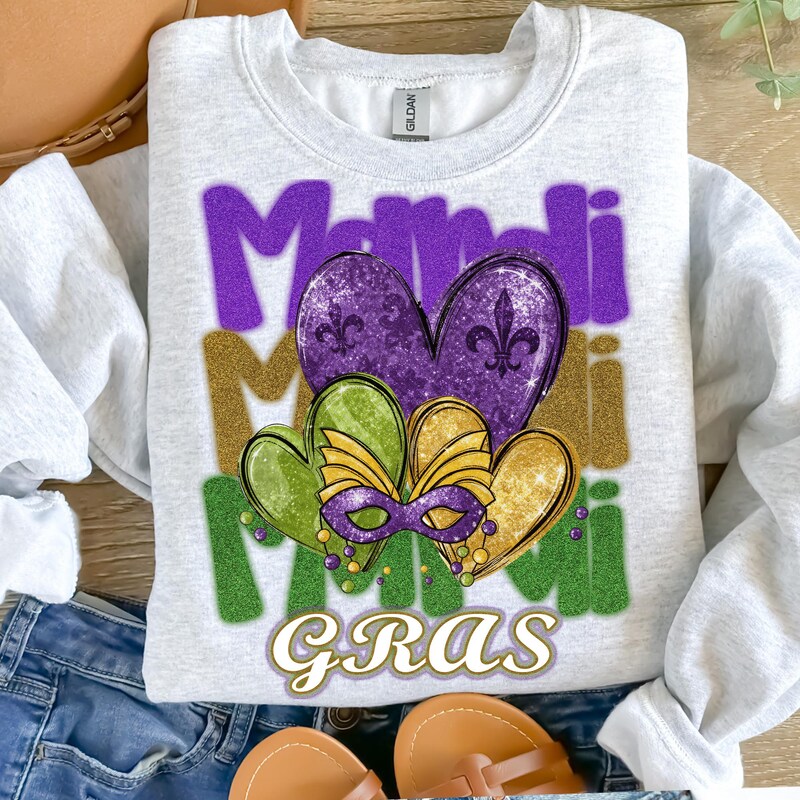 Heart Mardi Png - Etsy