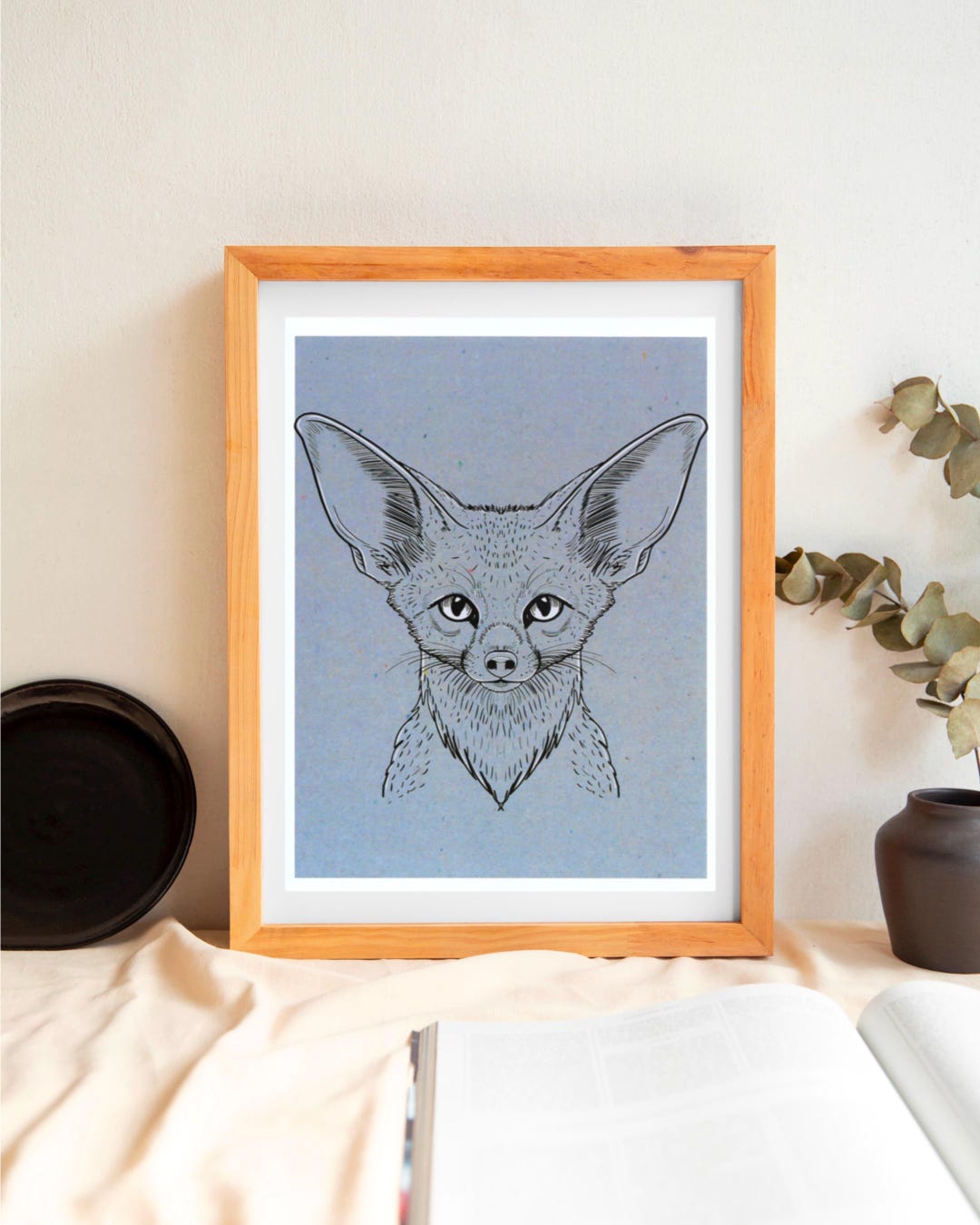 Fennec Fox, A4 ART PRINT - Etsy