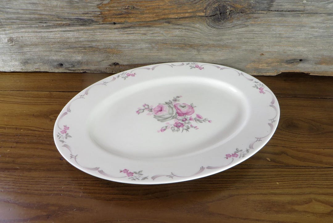 Vintage Ironstone Platter Castleton China Belrose Pattern 1950's 1960's ...