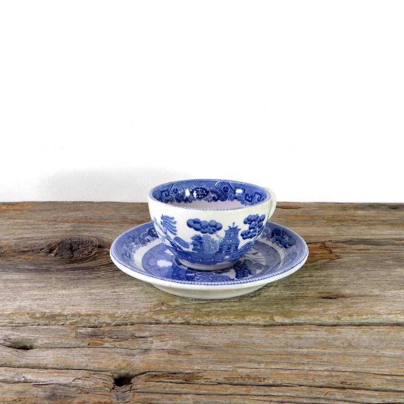Blue and White China - Etsy