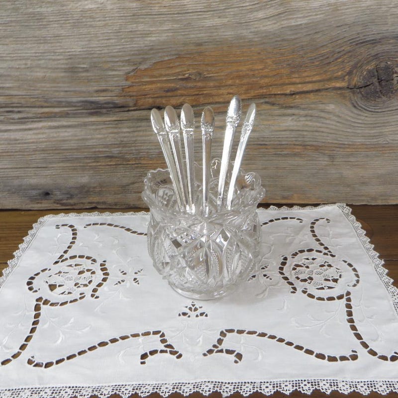 Eapg Clear Glass Spooner - Etsy