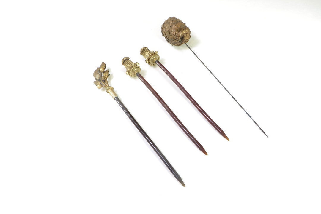 Antique Hair Pins Decorative Picks for Hair 1920's Hair Jewelry Vintage ...