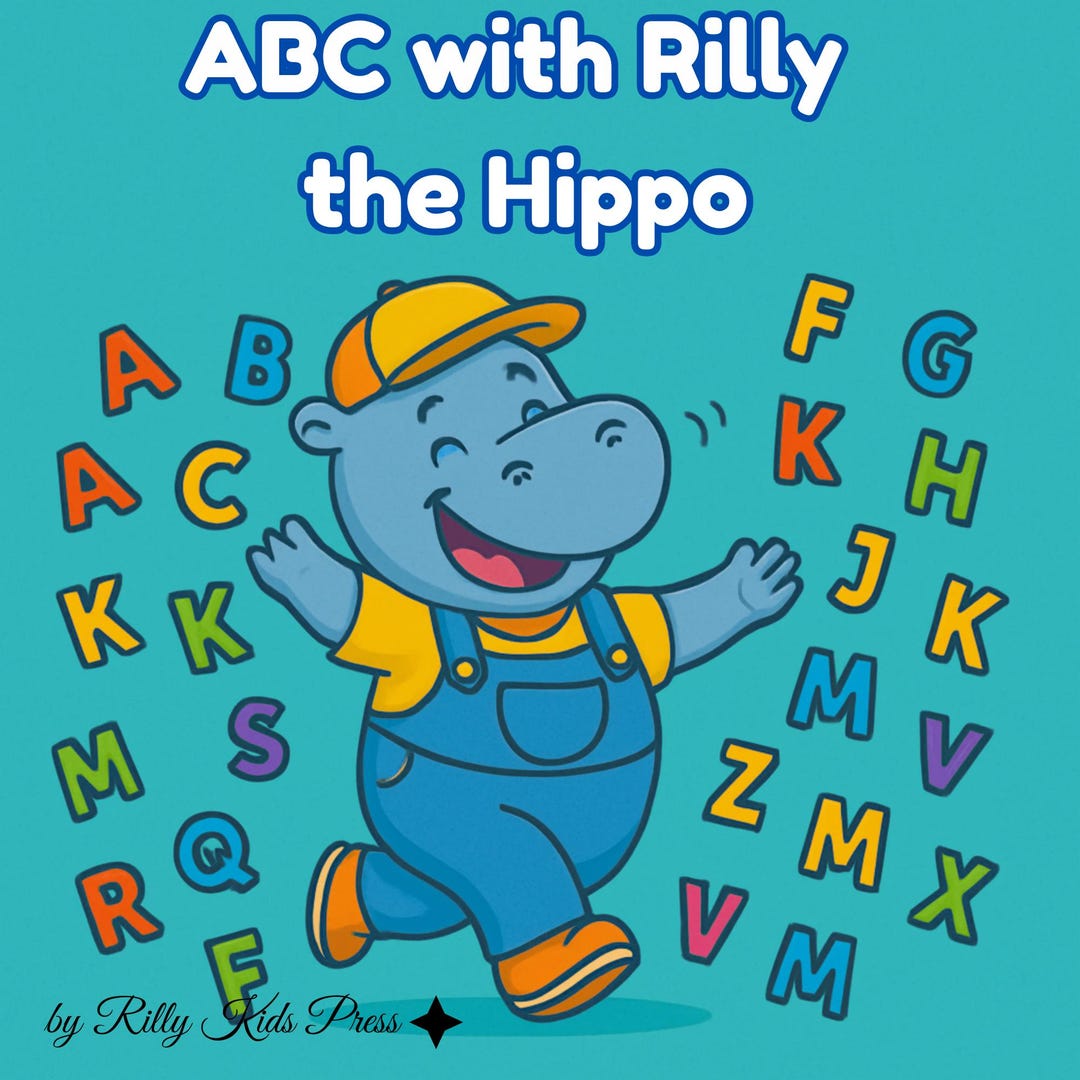 Rilly the Hippo ABC Coloring Book: Fun Alphabet Learning - Etsy