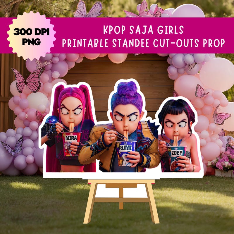 Kpop Demon Hunters Cardboard Cutout - Etsy