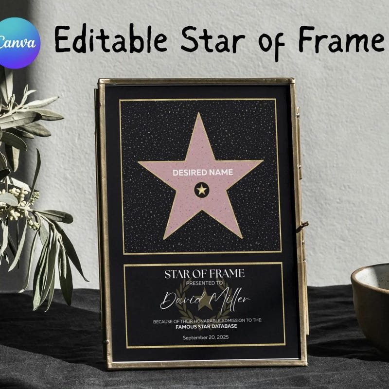 Walk of Fame - Etsy