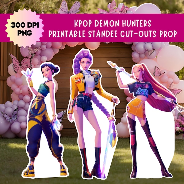 Kpop Demon Hunters Huntrix Poster - Etsy