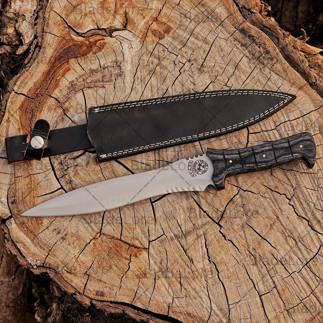 Resident Evil 4 Leon Kennedy Knife – Handmade D2 Steel Hunting Blade - Etsy