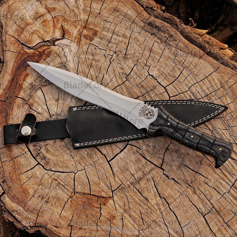 Resident Evil 4 Leon Kennedy Knife – Handmade D2 Steel Hunting Blade - Etsy