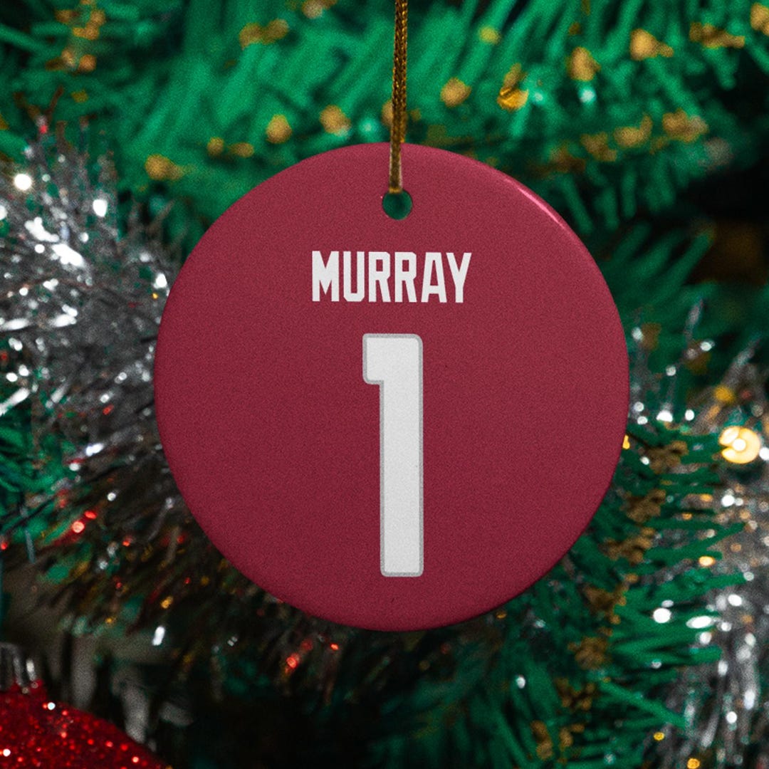 Murray Jersey Style Ornament, Arizona Fan Decor Football - Etsy