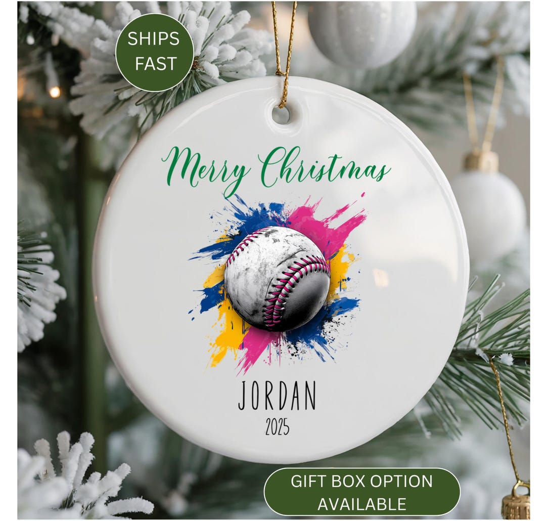Personalized Ornament for Softball Player or Coach Custom Sports ...