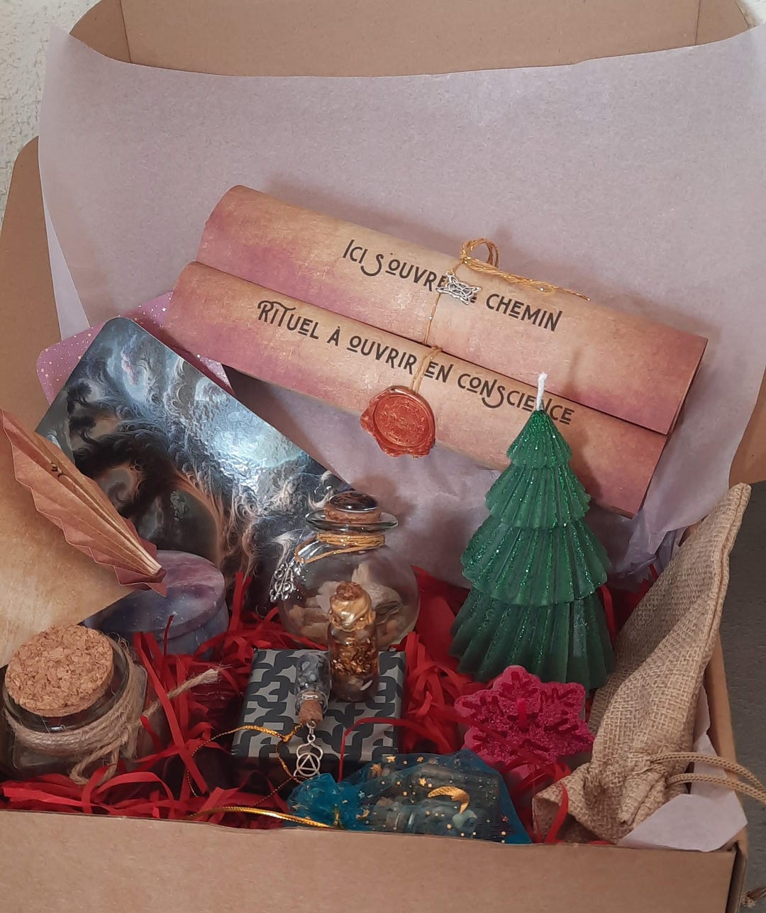 Box Yule La Flamme et la Forêt | Rituel du Solstice d’Hiver | Carte ...