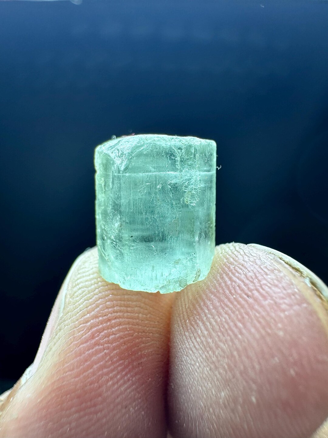 Stunning Well Terminated Etched Heliodor Beryl Crystal ,natural Paraiba ...