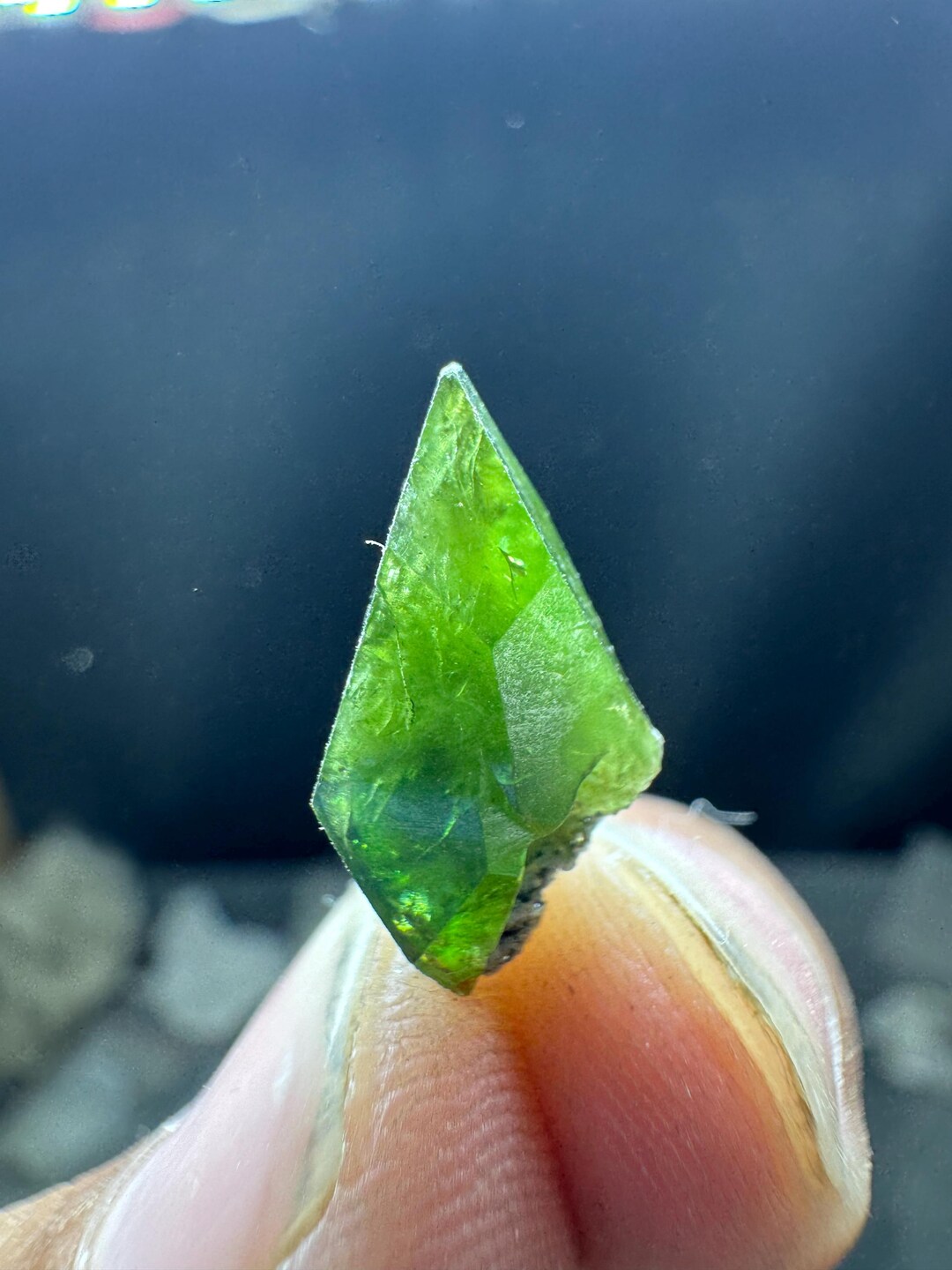 Lush Green Sphene Var Titanite Crystal , Well Terminated Titanite ...