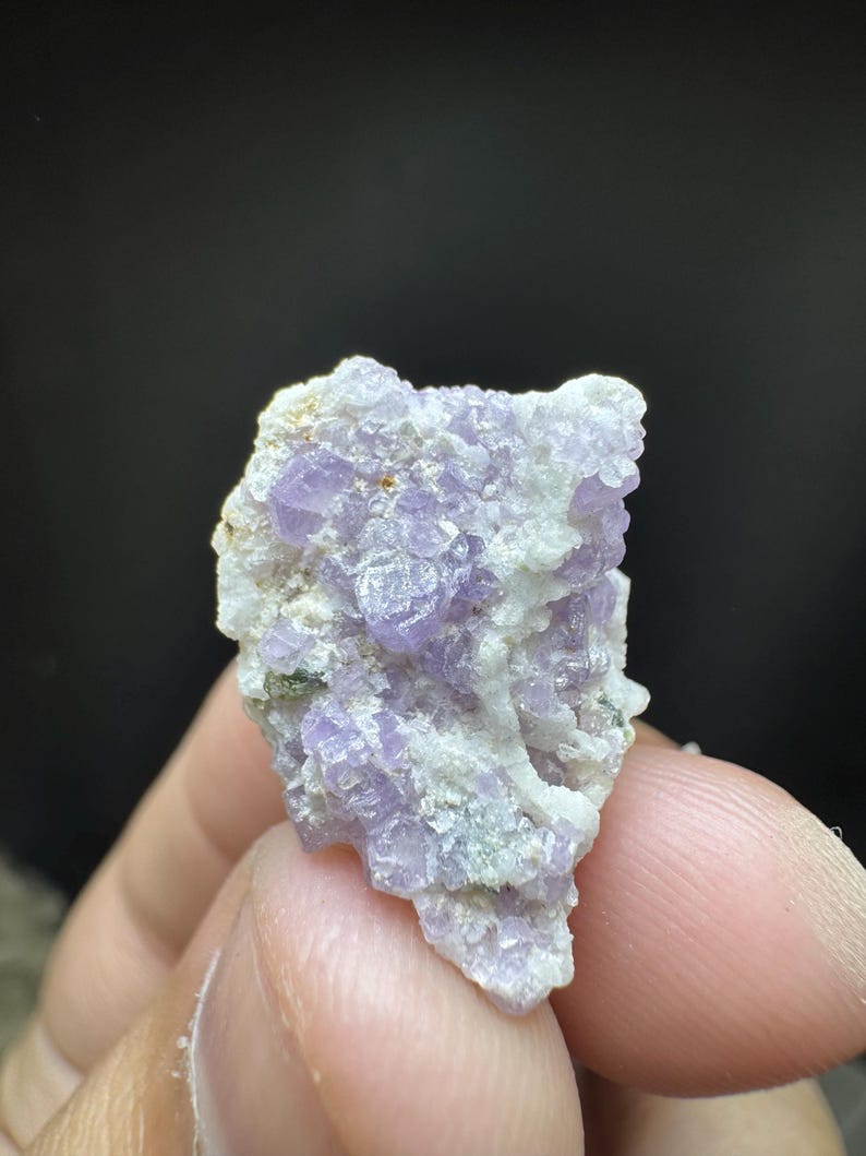 Natural Purple Apatite Crystal Cluster Specimen From Skardu~ 15.90 CT ...