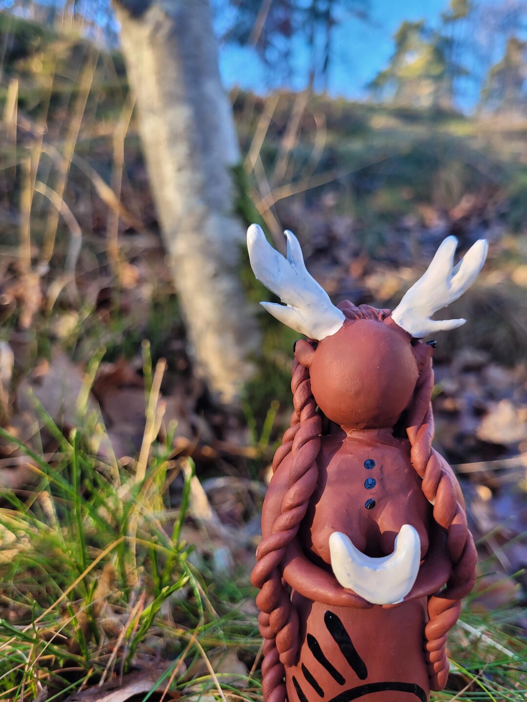 Forest Creature, Sculpture, Goddess Statue - Etsy