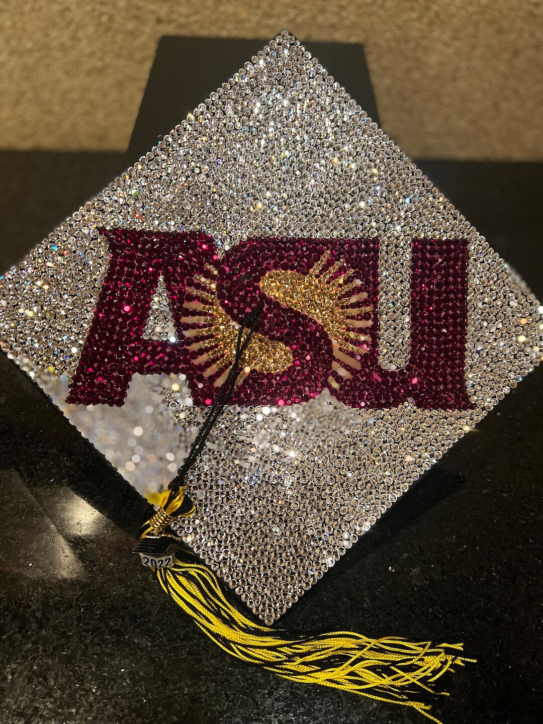 GRADUATION CAP Bedazzled in Crystals!!! - Etsy
