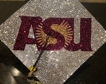GRADUATION CAP Bedazzled in Crystals - Etsy
