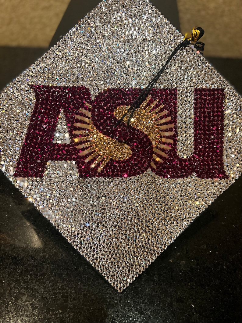 GRADUATION CAP Bedazzled in Crystals!!! - Etsy