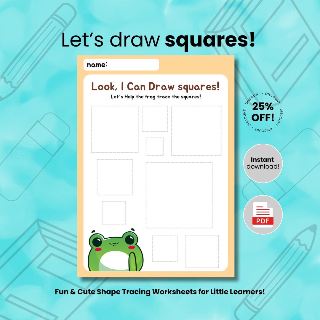 Printable Preschool Tracing Sheet Digital Tracing Sheet Motor Skills ...