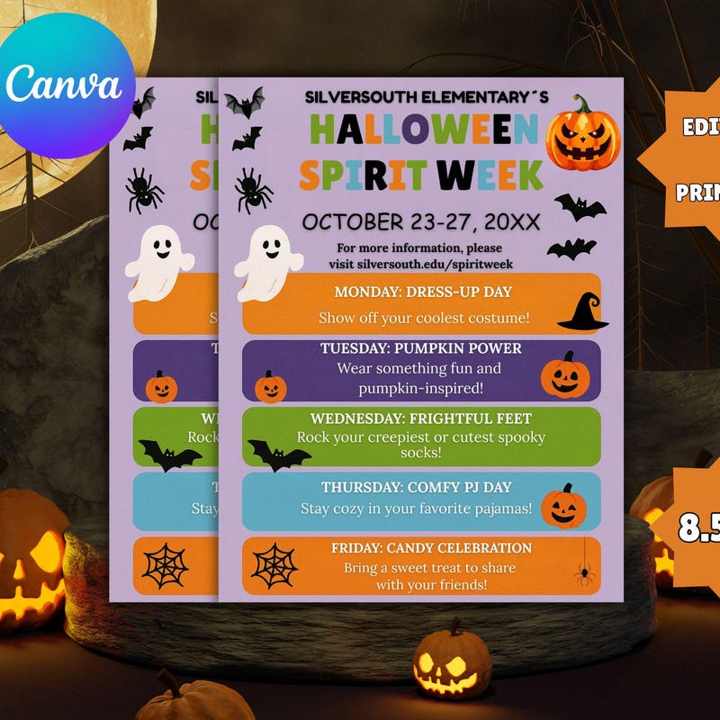 Halloween Spirit Week - Etsy