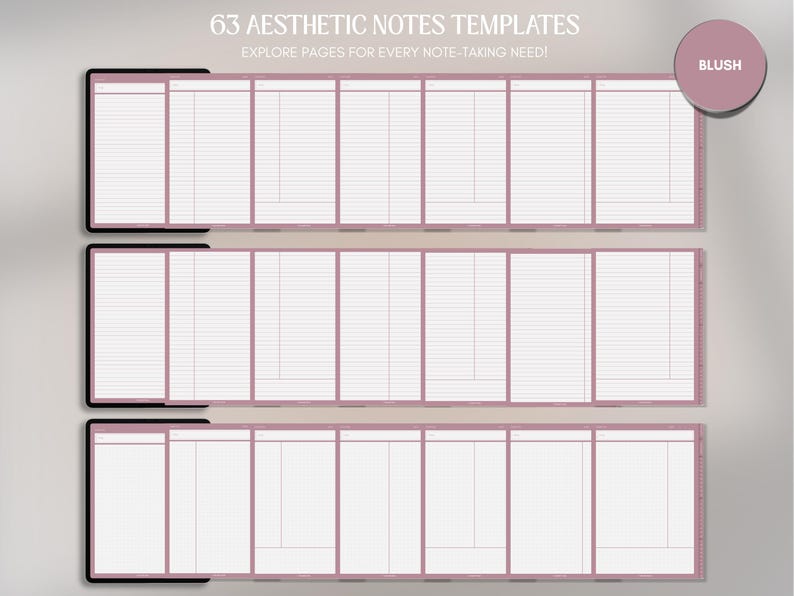 Digital Notebook | Goodnotes Notebook & Template, iPad Notebook ...