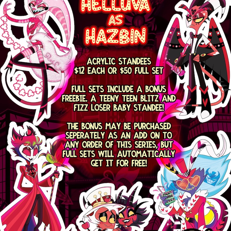 Hazbin Hotel Blitzo Costume - Etsy